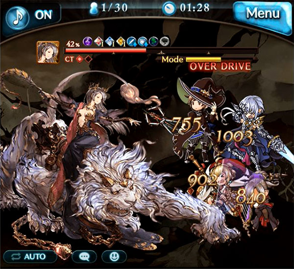 【グラブル】キュベレーHELL90攻略 昏睡は無効ではないものの耐性あり、75%で全体暗闇、50%で防御バフ3ターン、25%でDA確率DOWN - tkグランのグラブル攻略日記